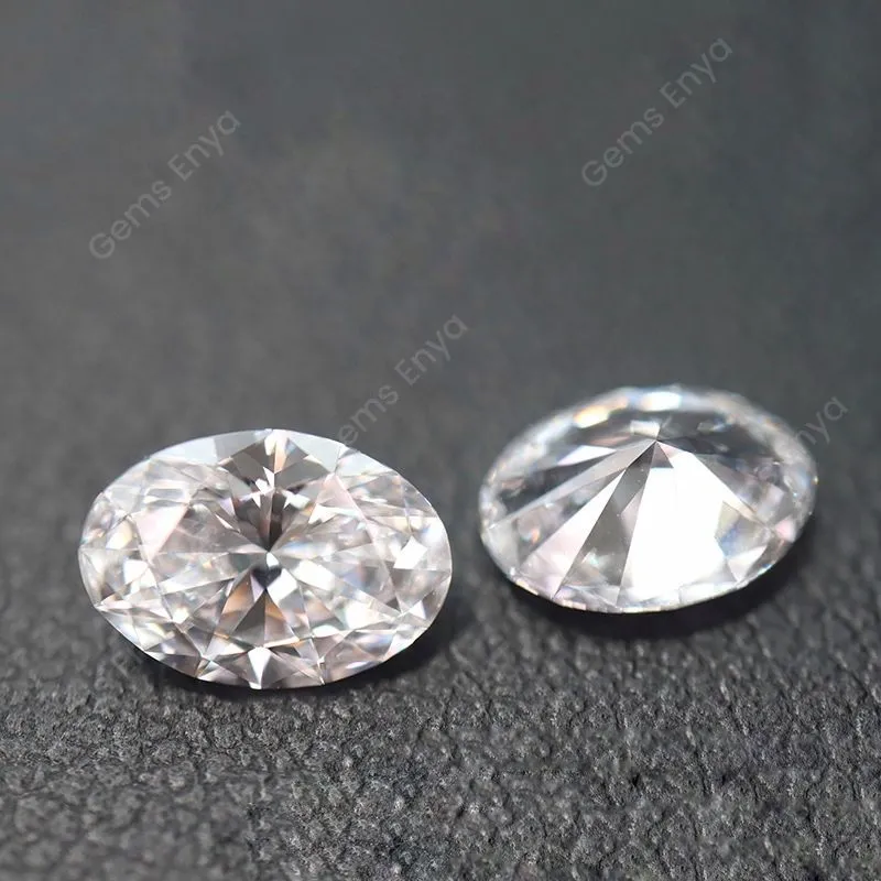 Oval lab grown diamond