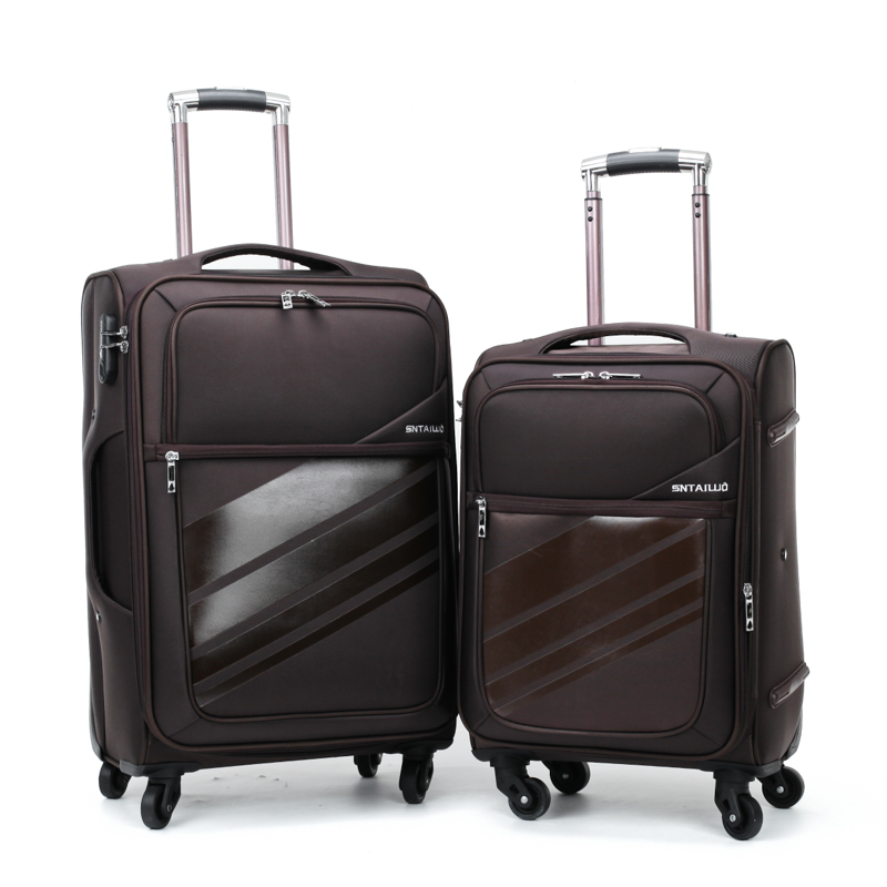 Factory Hot Model Trolley Luggage Fabric Luggage Set