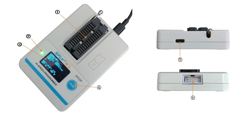 High-speed mass-production programmer for SPI FLASH