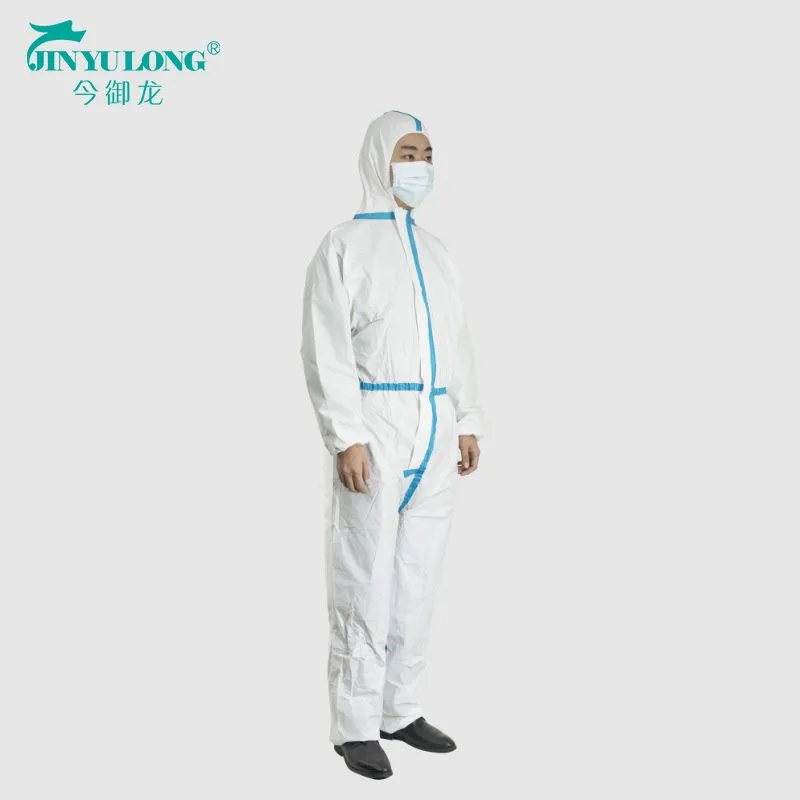 disposable connected-type protective clothing for medical use