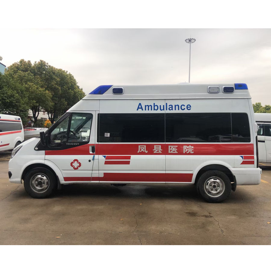 Ford High Roof Ambulance Car, Rescue Ambulance Van