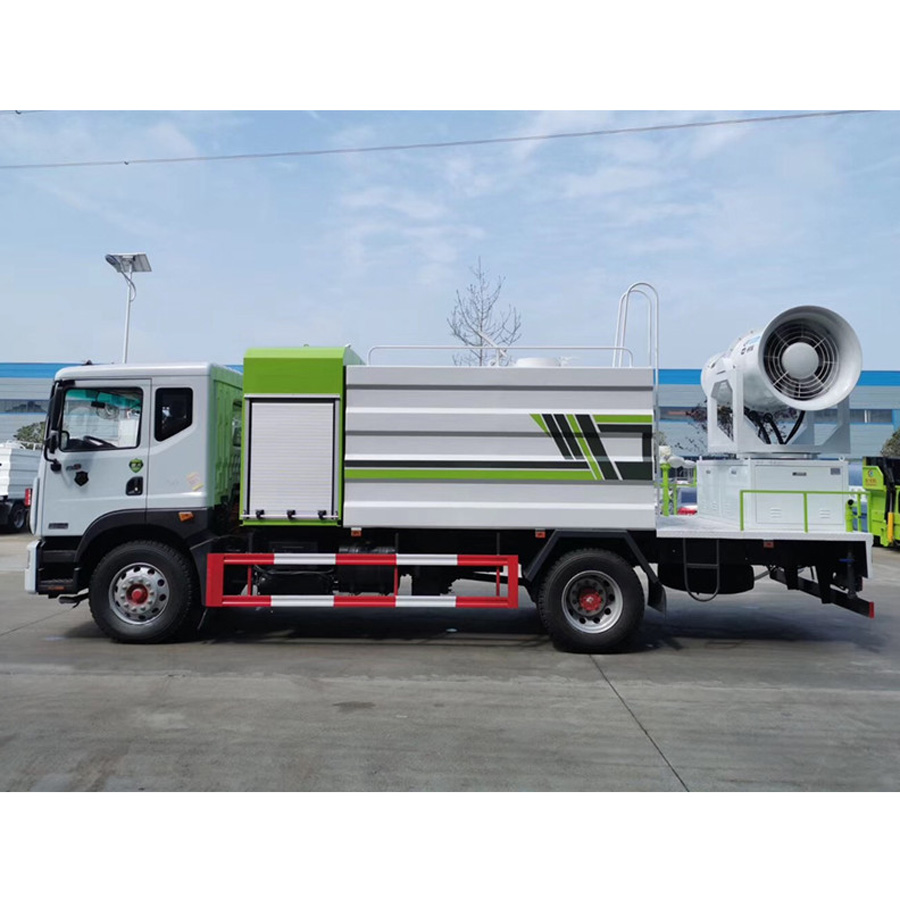 Dongfeng 10m3 water dust control truck, dust suppression truck