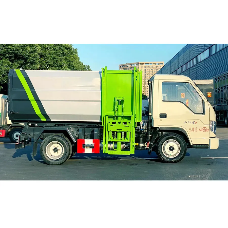 Foton 4x2 Side Loader Garbage Truck, Rubbish Bin Truck, Side Loader