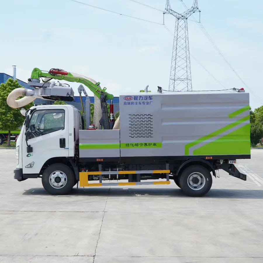 JMC 4x2 Hedge Trimmer Vehicle, Green Maintenance Truck