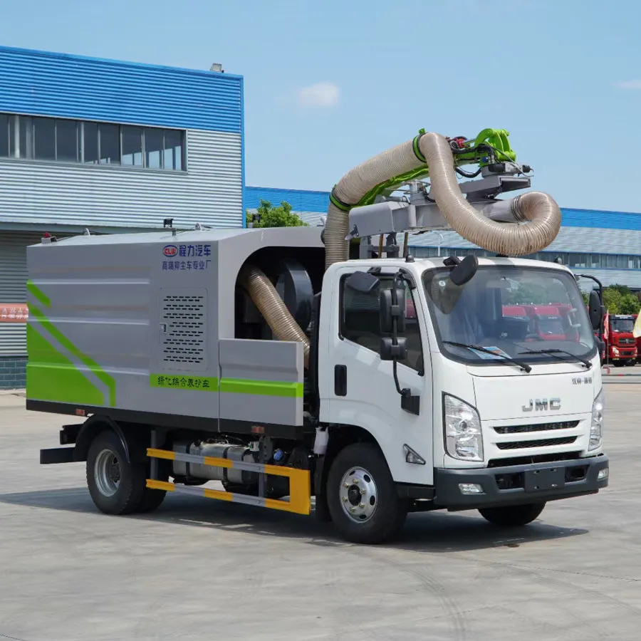 JMC 4x2 Hedge Trimmer Vehicle, Green Maintenance Truck
