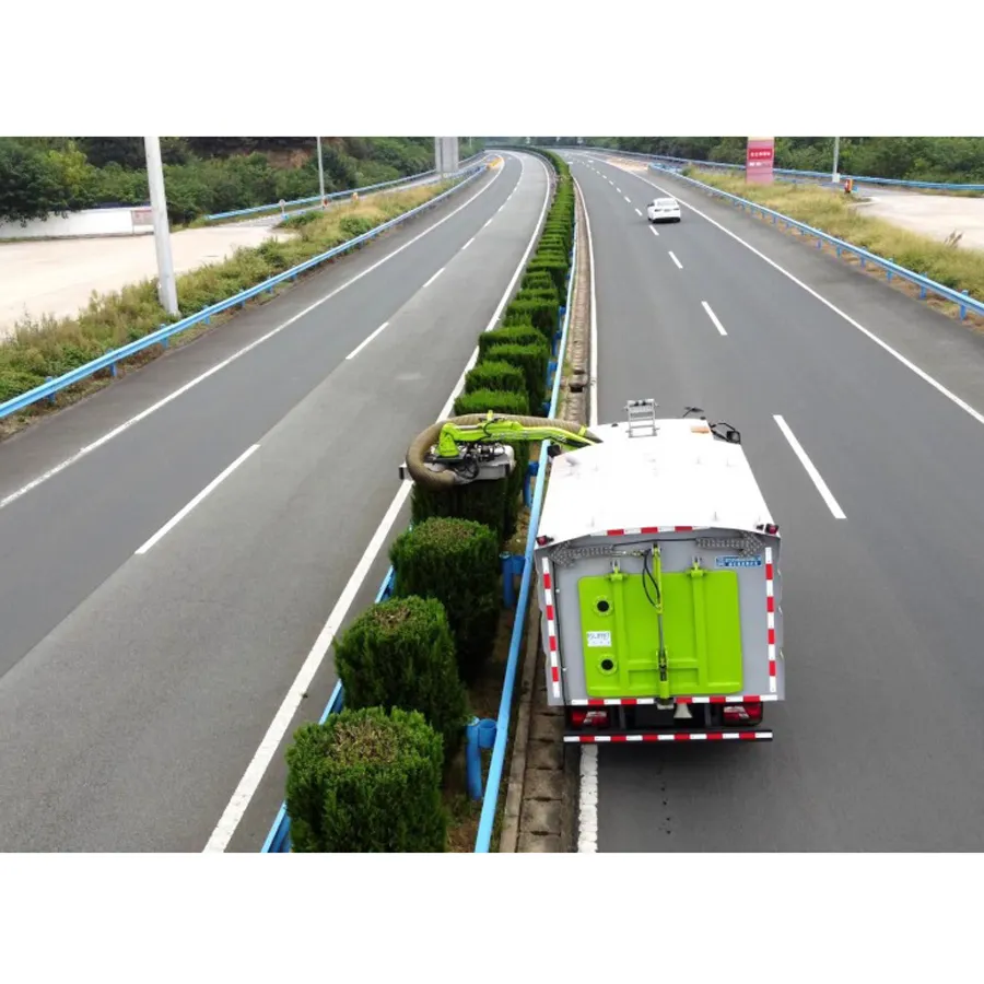 JMC 4x2 Hedge Trimmer Vehicle, Green Maintenance Truck