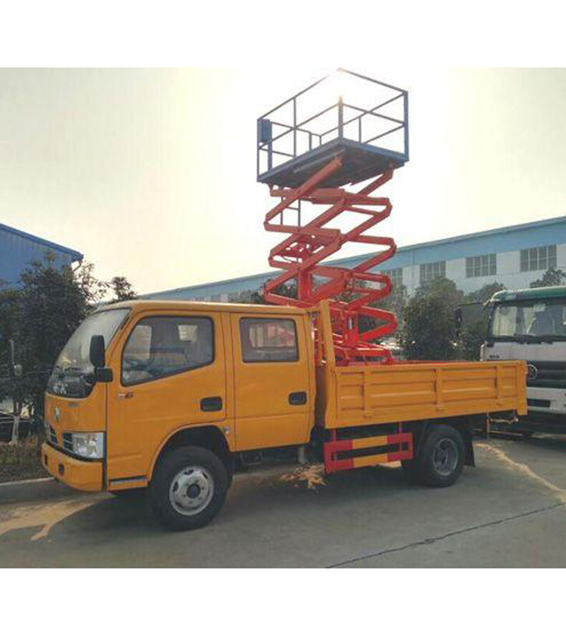 Dongfeng 8m Scissor Lift Aerial Platform Truck, Telescopic Bucket Truck