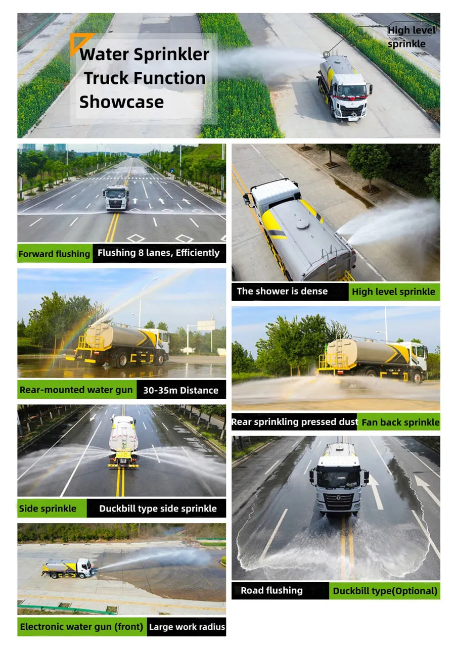 Dongfeng 30m3 Water Hauling Truck, Sprinkler