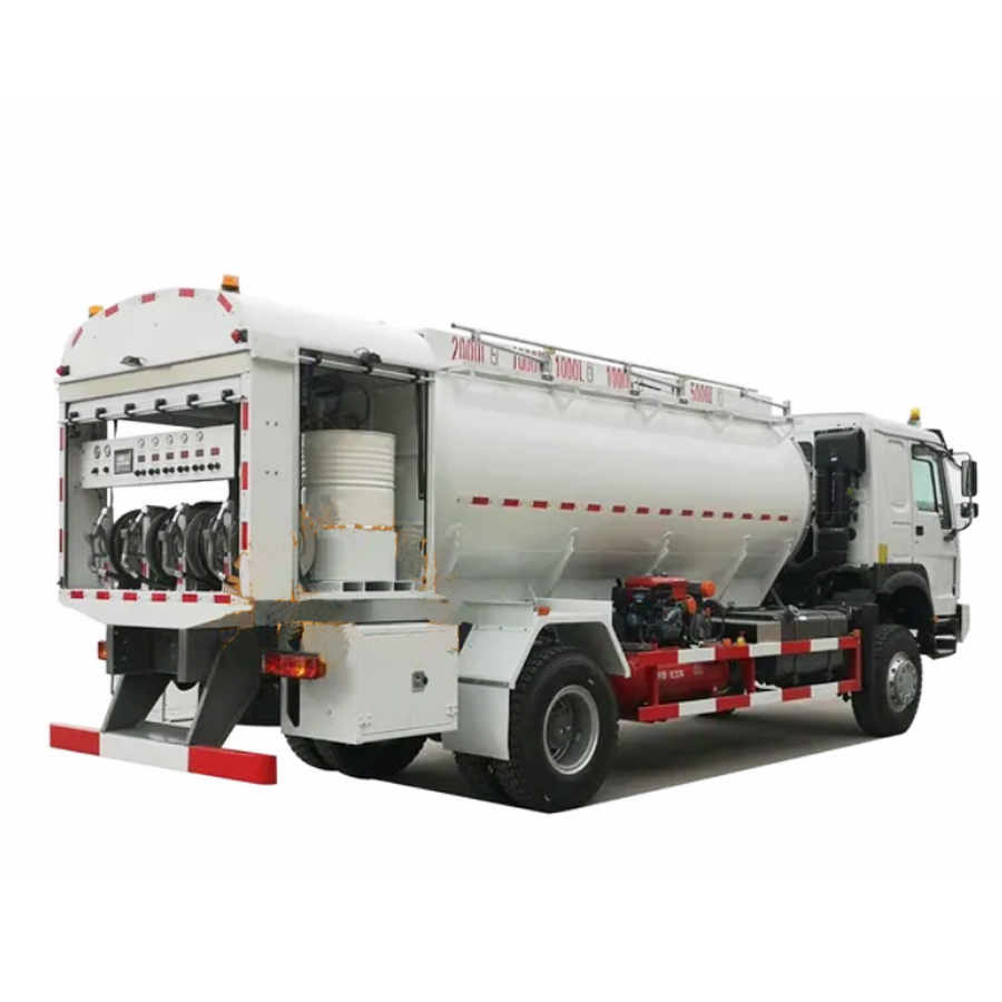 grease oil refill tank truck, lubricating oil Tanker, mobile ...