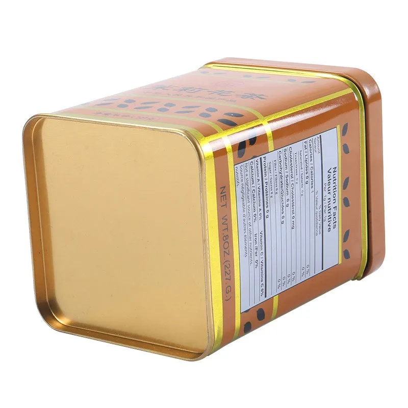 Tin Tea, Tea Caddy Tin for Tea Bag, Tea Storage Tins Wholesale Factory