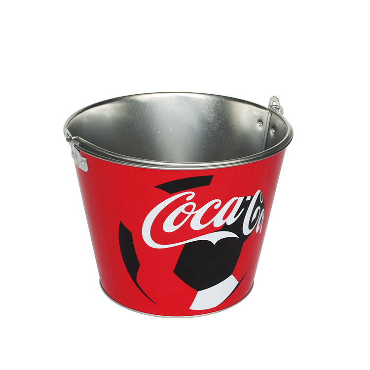 Ice Buckets, 5L Metal Buckets of Beer, Custom Ice Buckets with Handle