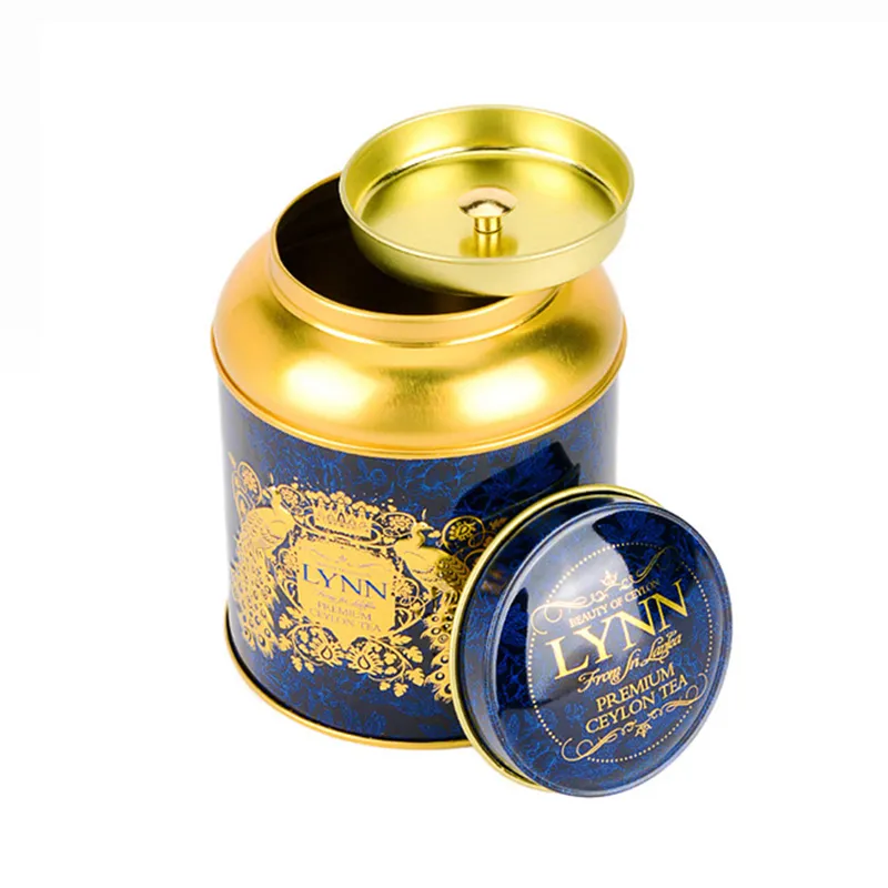 Antique Tea Caddy, Custom Metal Tea Caddy Tin, Empty Tea Tins For Sale