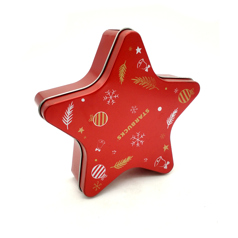 Star Tins, Christmas Star Tin Supplier, Custom Star Shaped Tin Box