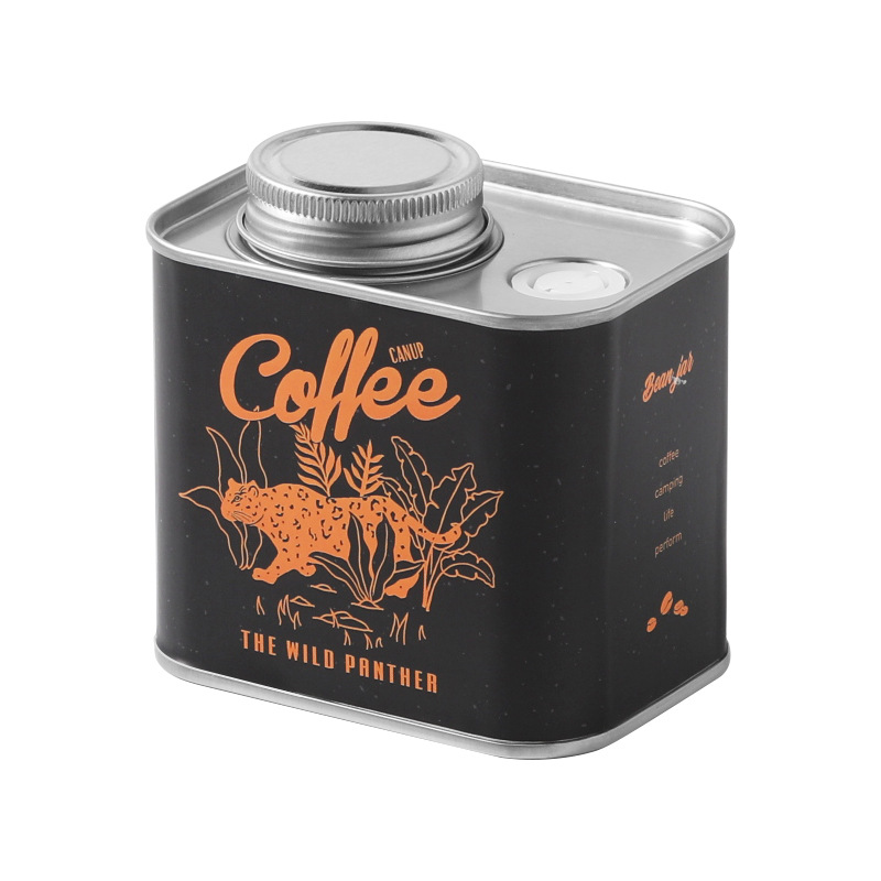Hermetic Coffee Container, Custom 150g Metal Coffee Canister Supplier