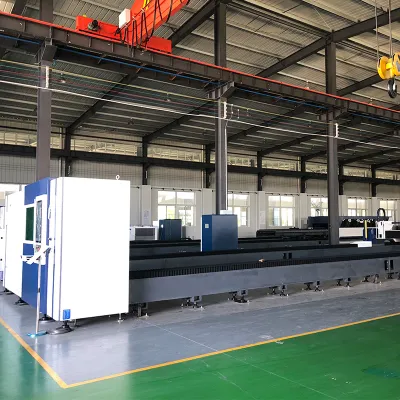 Semi-Enclosed Gantry Fiber Laser Cutting Machine - Cylion