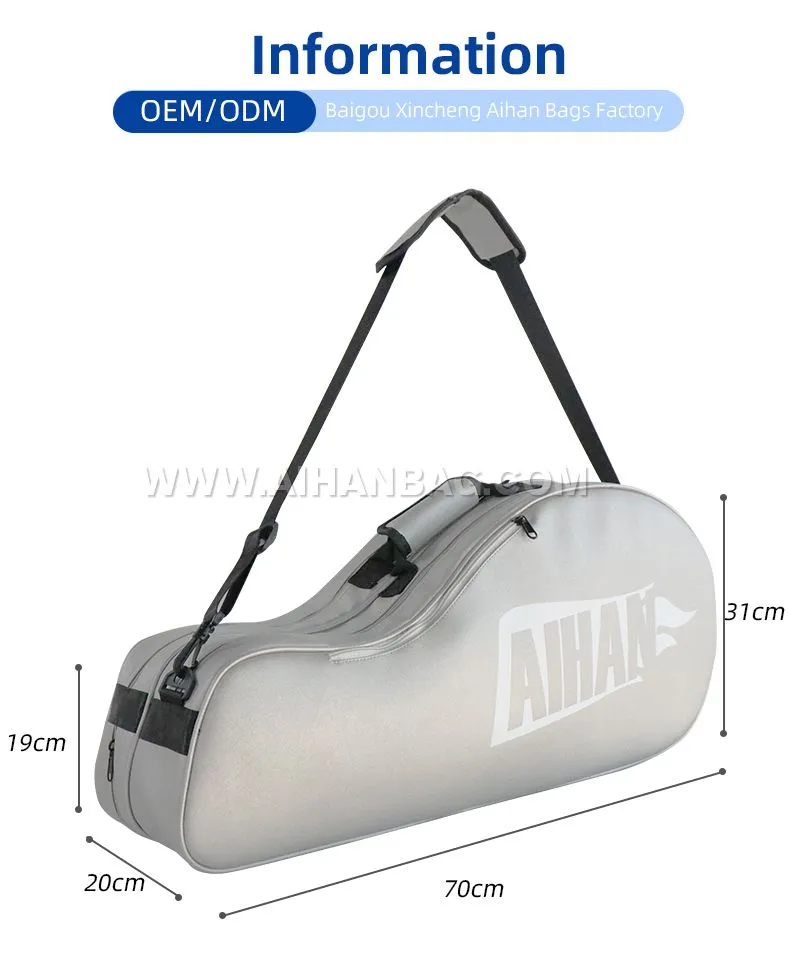 PU leather Badminton tennis Racket Cover Bag