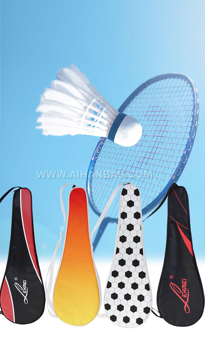 Badminton Racket Bag Full-Covered Single Shoulder Carry Bags