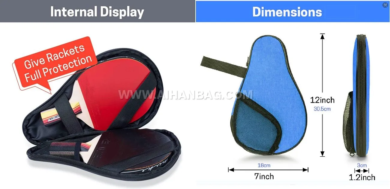 OEM Table Tennis Racket Cover