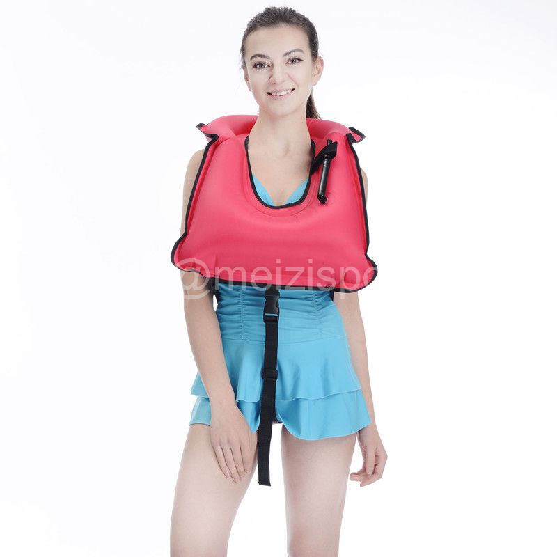 Red Safe PVC life jacket