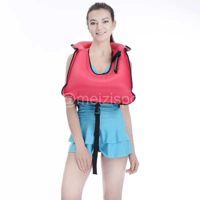 Red Safe PVC life jacket