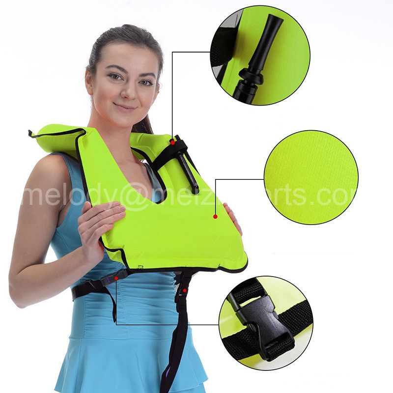 Yellow PVC life vest for adult and kids.price USD5.0-USD6.5/pcs