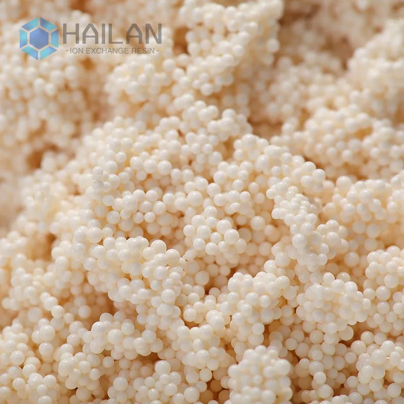 Macroporous weak base anion exchange resin