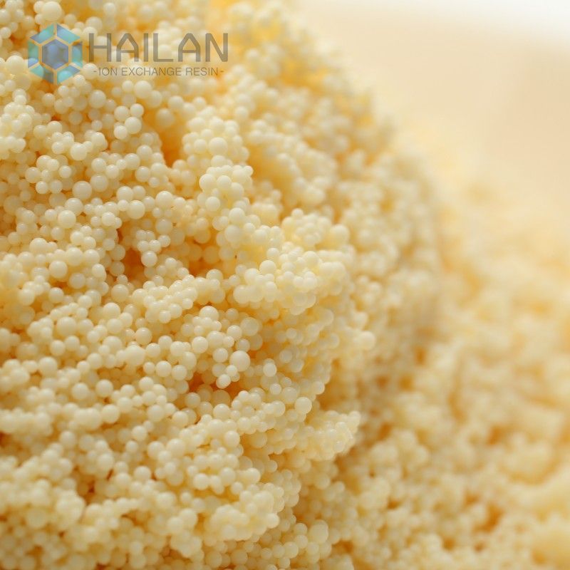 Macroporous weak acid cation exchange resin