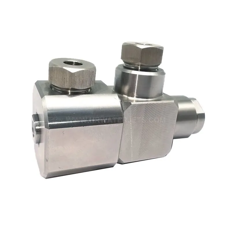 Waterjet Parts 1/4'' A-Axis Swivel Assembly 90 Degree