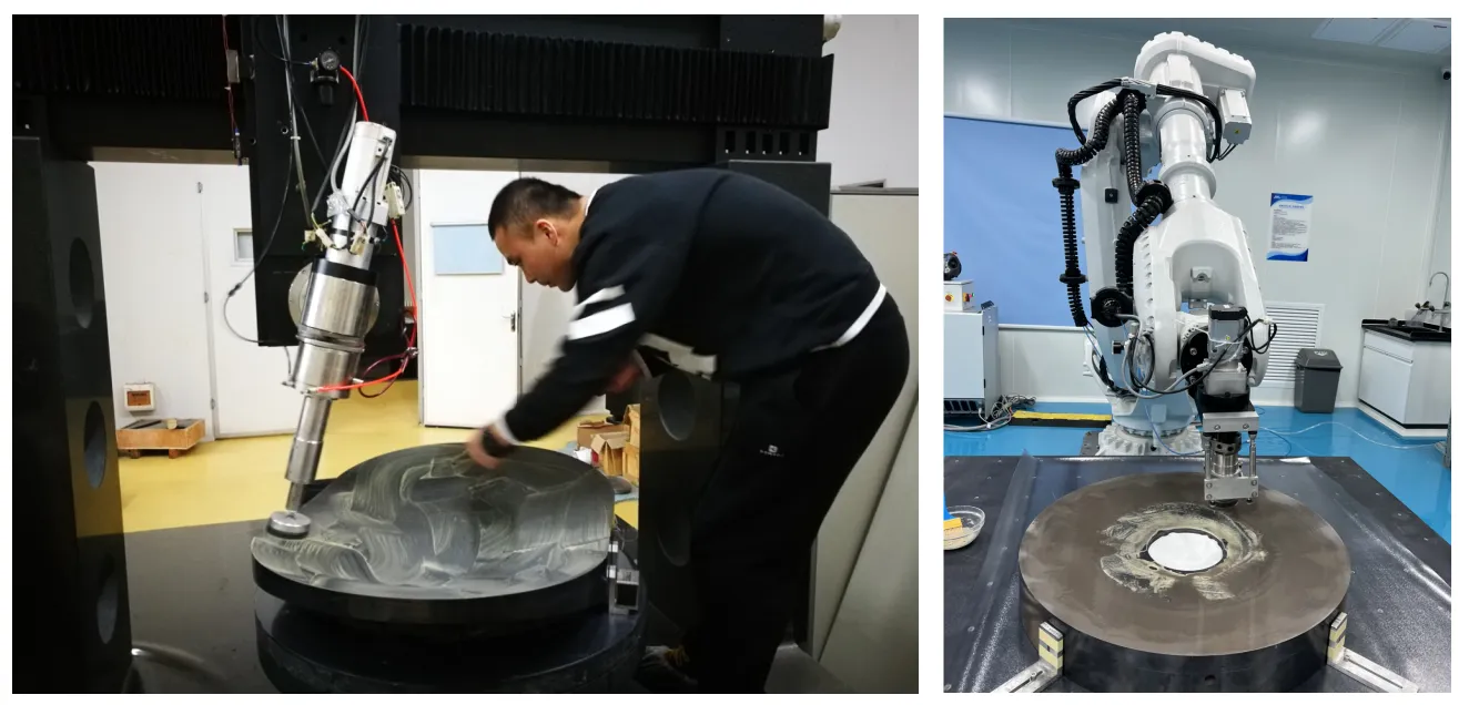 Large-aperture SiC aspherical mirror