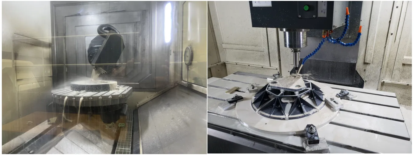 Large-aperture SiC aspherical mirror