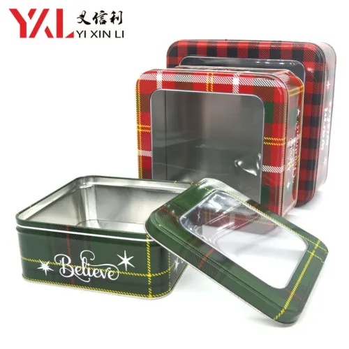 Square tin box set manufacturer | Dongguan Yixinli Packaging Co.,Ltd