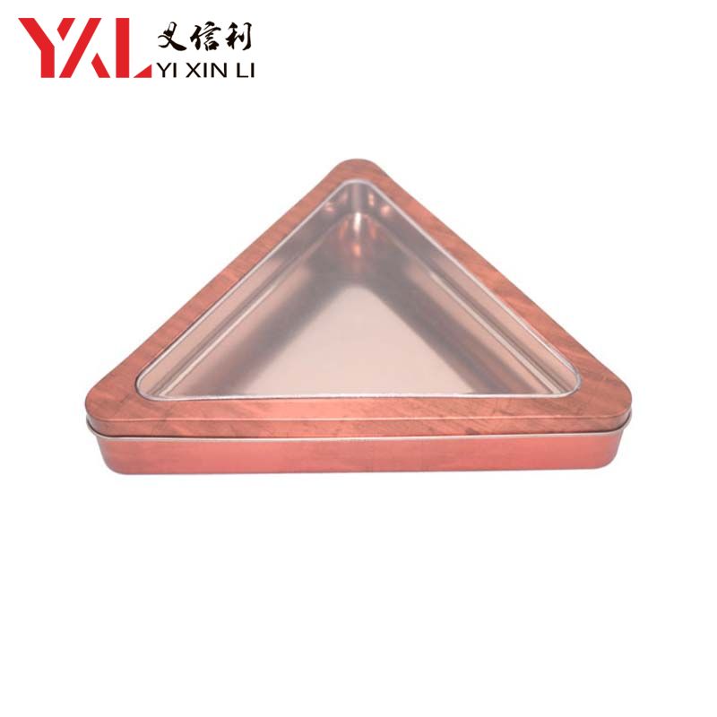 Triangle gift candy chocolate tin box manufacturer ｜ Dongguan Yixinli