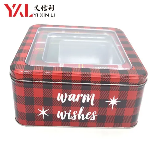 Square tin box set manufacturer | Dongguan Yixinli Packaging Co.,Ltd