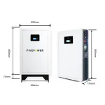 10kwh Battery Storage | Lithium Pouch Cell Battery Pack with Lcd
