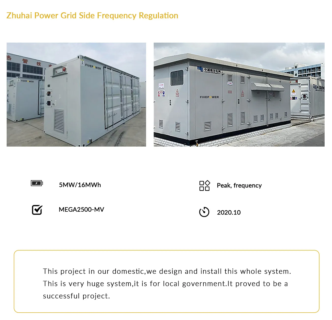 BESS (Battery Energy Storage System)｜Solutions｜Technology | FIVEPOWER