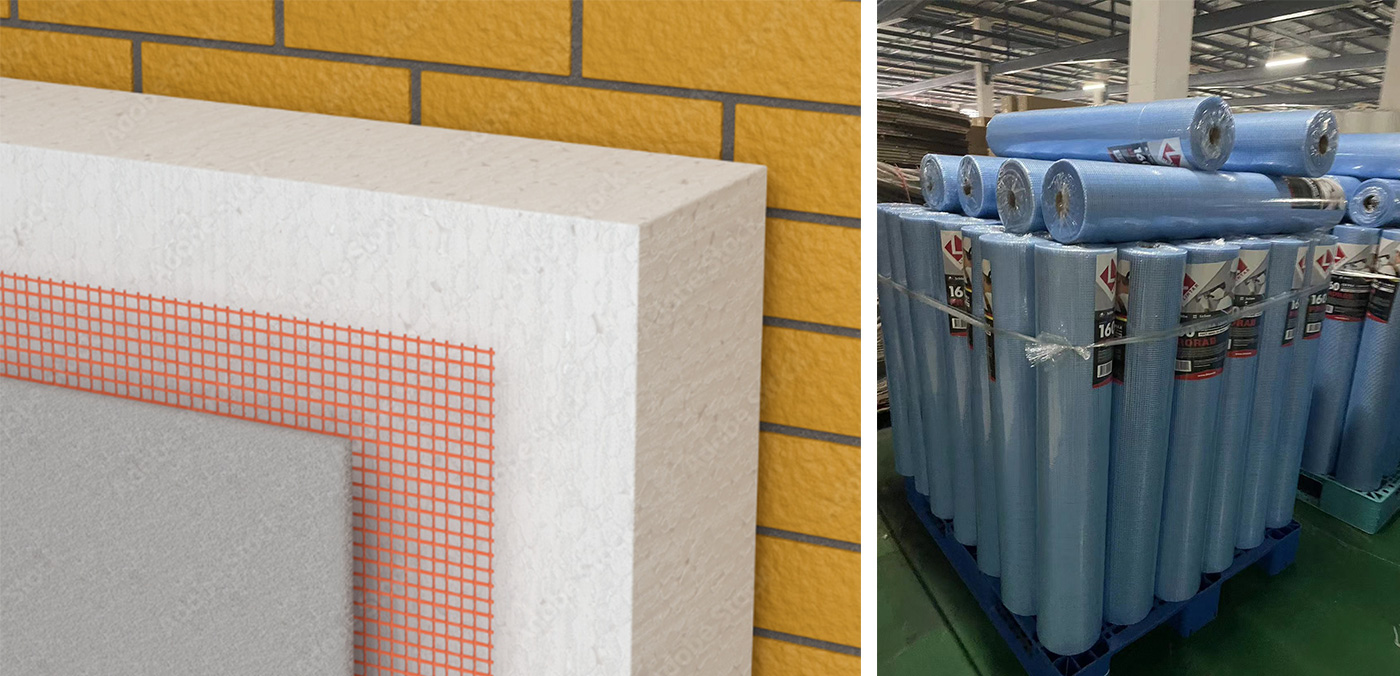 Facade Fiberglass Insulation Mesh For EIFS