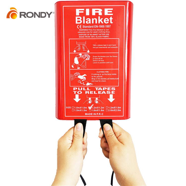 Fire Blanket Is Used To Smother The Flames