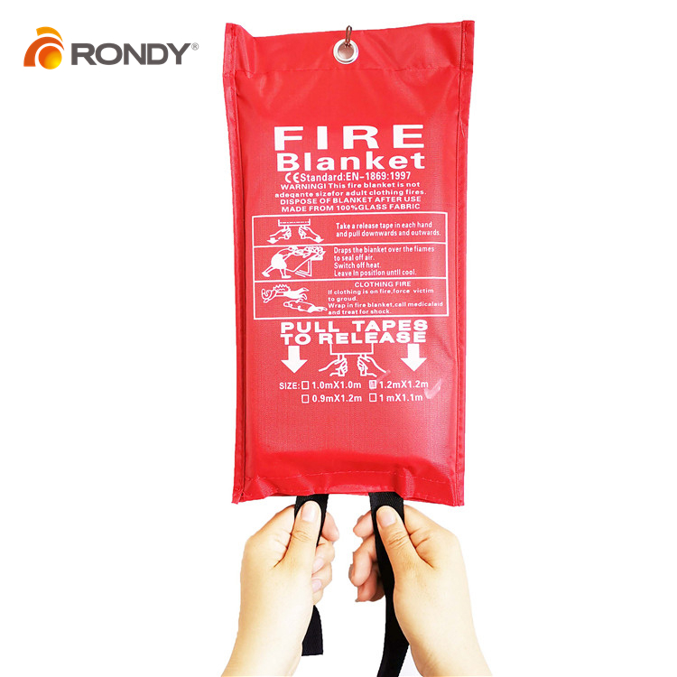 Fire Blanket Is Used To Smother The Flames