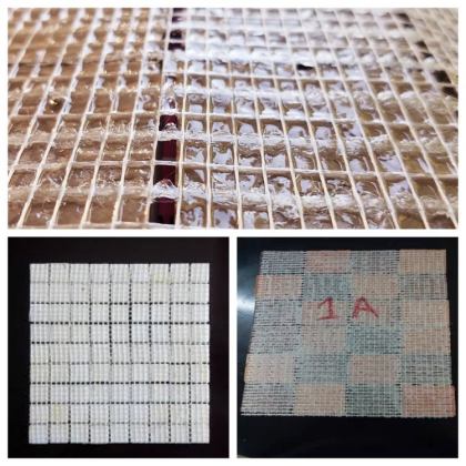 Texturized Fiberglass Mesh for Mosaic