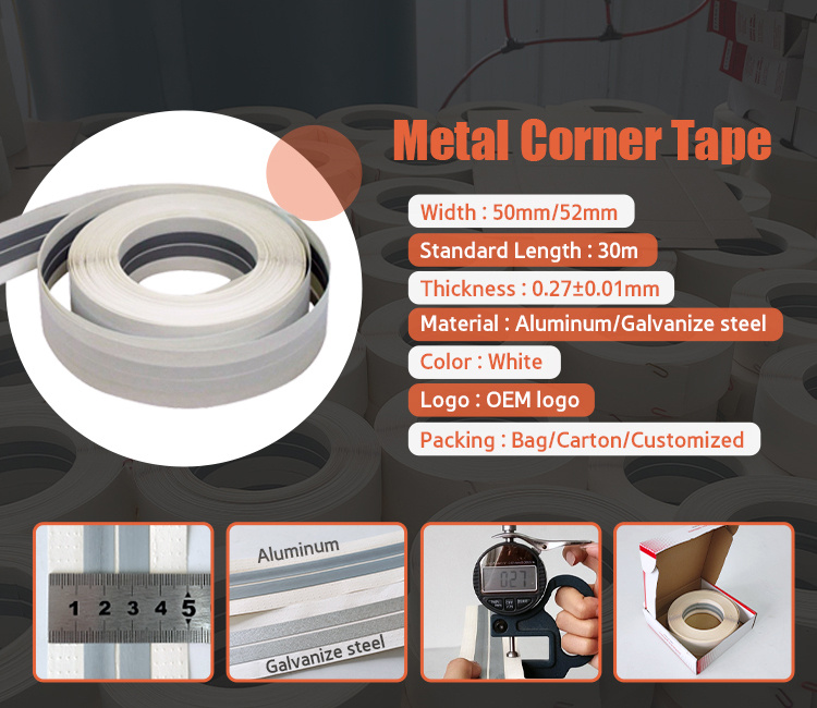 Flexible Metal Corner Paper Tape