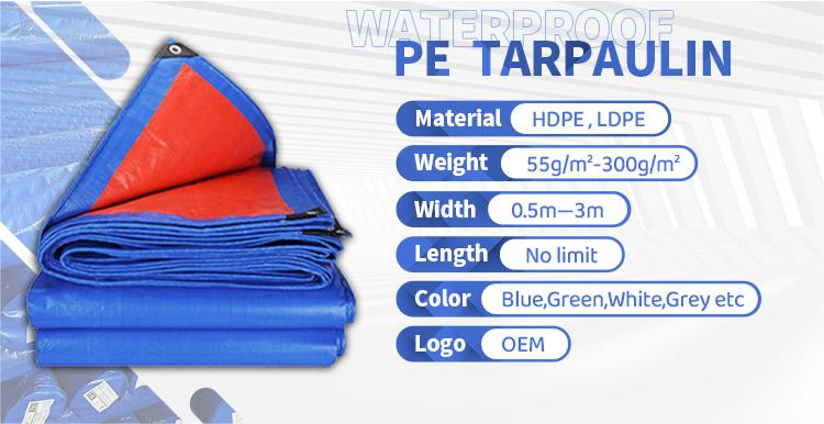 Waterproof PE Tarpaulin Sheet