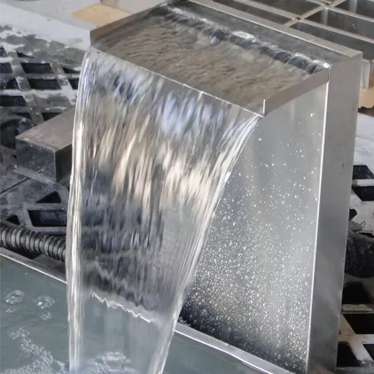 stainless steel waterfall,stainless steel water feature