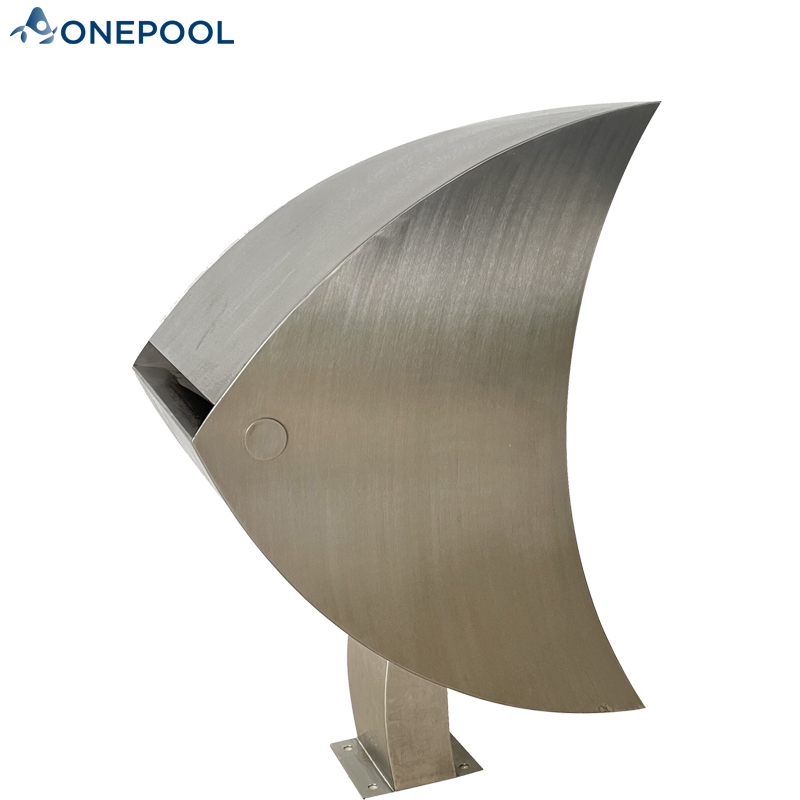 stainless steel pool waterfall,swimming pool waterfalls water features