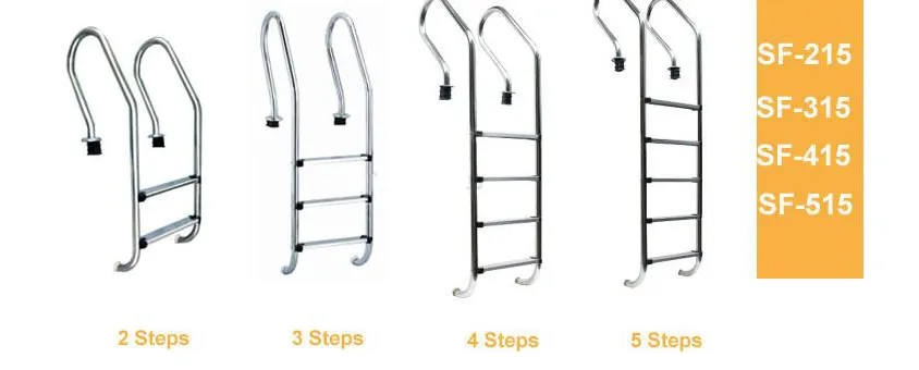 pool ladder,swimming pool ladder,inground pool ladder