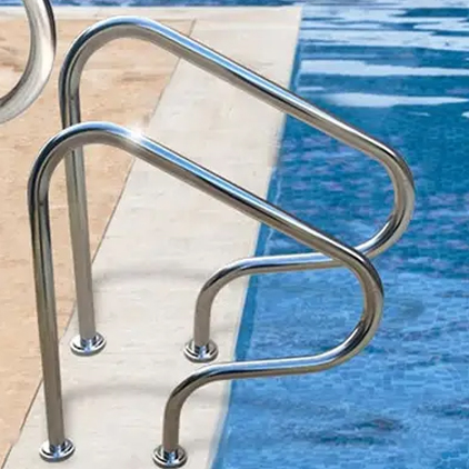 pool handrail,stainless steel pool handrail,modern pool handrail