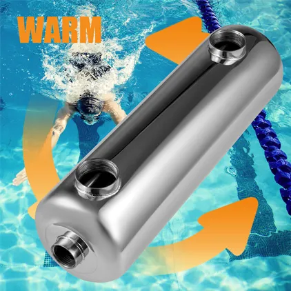 pool heat exchanger,swimming pool heat exchanger,tube heat exchanger