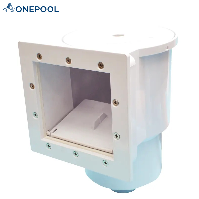 wall skimmer,thru wall skimmer,wall mount pool skimmer