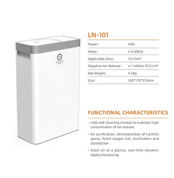 Light Negative Oxygen Ions (LNOI) Ecological Machine