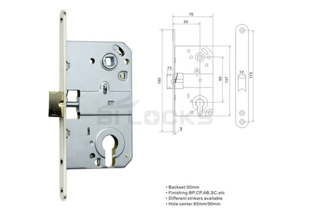 High Security Mortise Wooden Door Lock//Lock Body 410C High Security Mortise Wooden Door Lock//Lock Body 410C