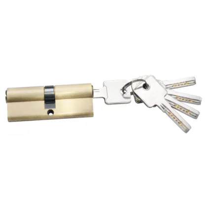 Security brass cylinder, door lock cylinder with comptuer keys